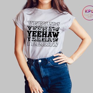 Yee Haw Svg | Howdy Svg | Cowboy Svg | Stacked Howdy Svg | Country Girl ...