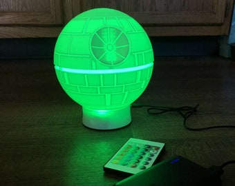 Death Star 3d Lamp - Etsy