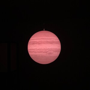Hanging Jupiter Lamp 16 Color LED Remote and Touch Control - Etsy