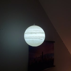 Hanging Jupiter Lamp 16 Color LED Remote and Touch Control - Etsy