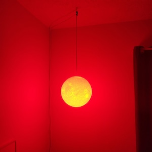 Hanging Sun Lamp With Multiple Colors | 10-inch Diameter | Plug-in ...
