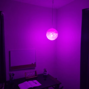 Hanging Sun Lamp With Multiple Colors | 10-inch Diameter | Plug-in ...