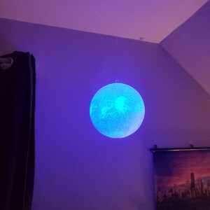 Hanging Sun Lamp, 16 Color LED, Remote and Touch Control, 6.5 Inch ...