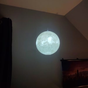 Hanging Sun Lamp, 16 Color LED, Remote and Touch Control, 6.5 Inch ...