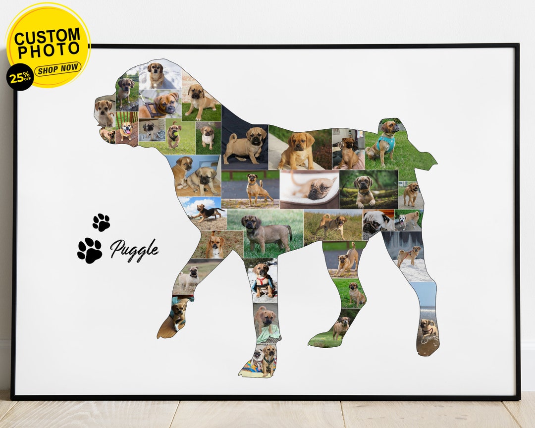 Puggle Gifts, Puggle Art, Puggle Prints, Puggle Painting, Puggle Poster ...