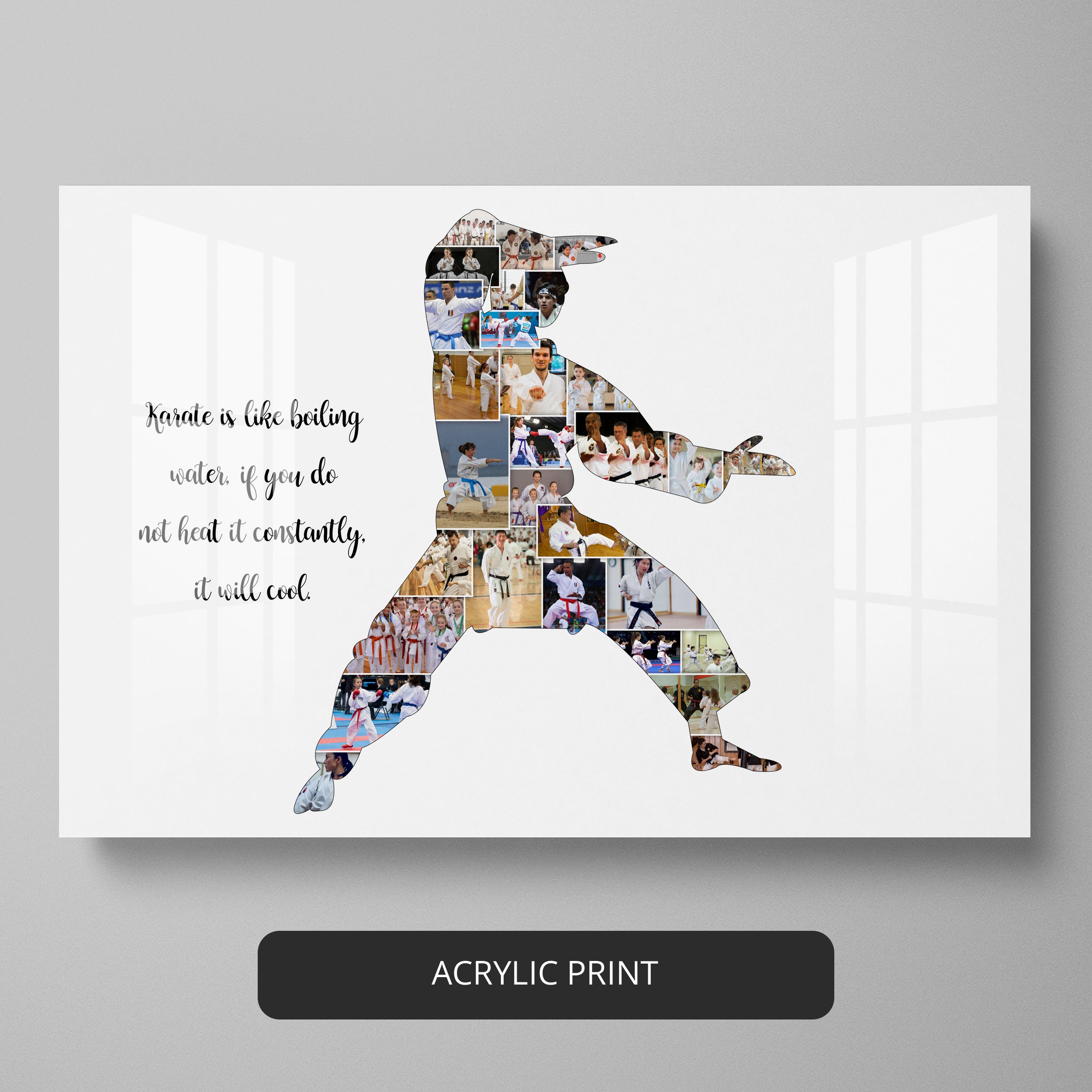 Personalized Collage Karate Sensei Gift, Sensei Teacher Coach, Sensei ...