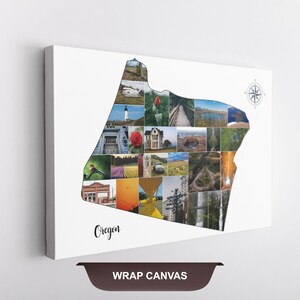 Oregon Map Oregon Map Art Oregon Wall Decor Map of Oregon - Etsy