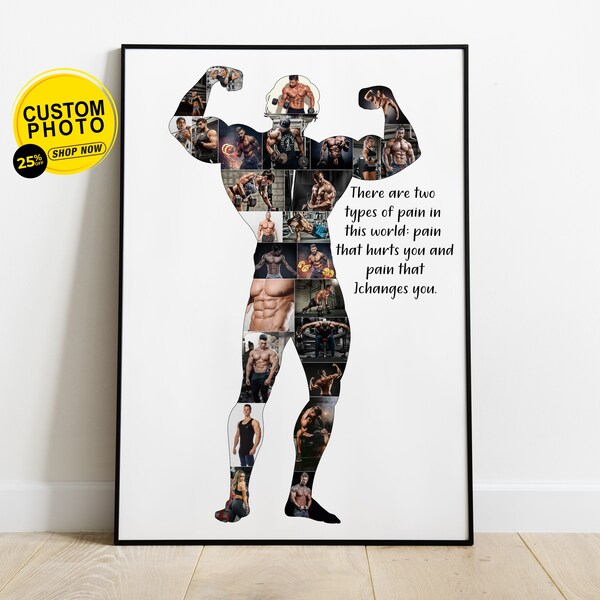 Bodybuilder Print - Etsy