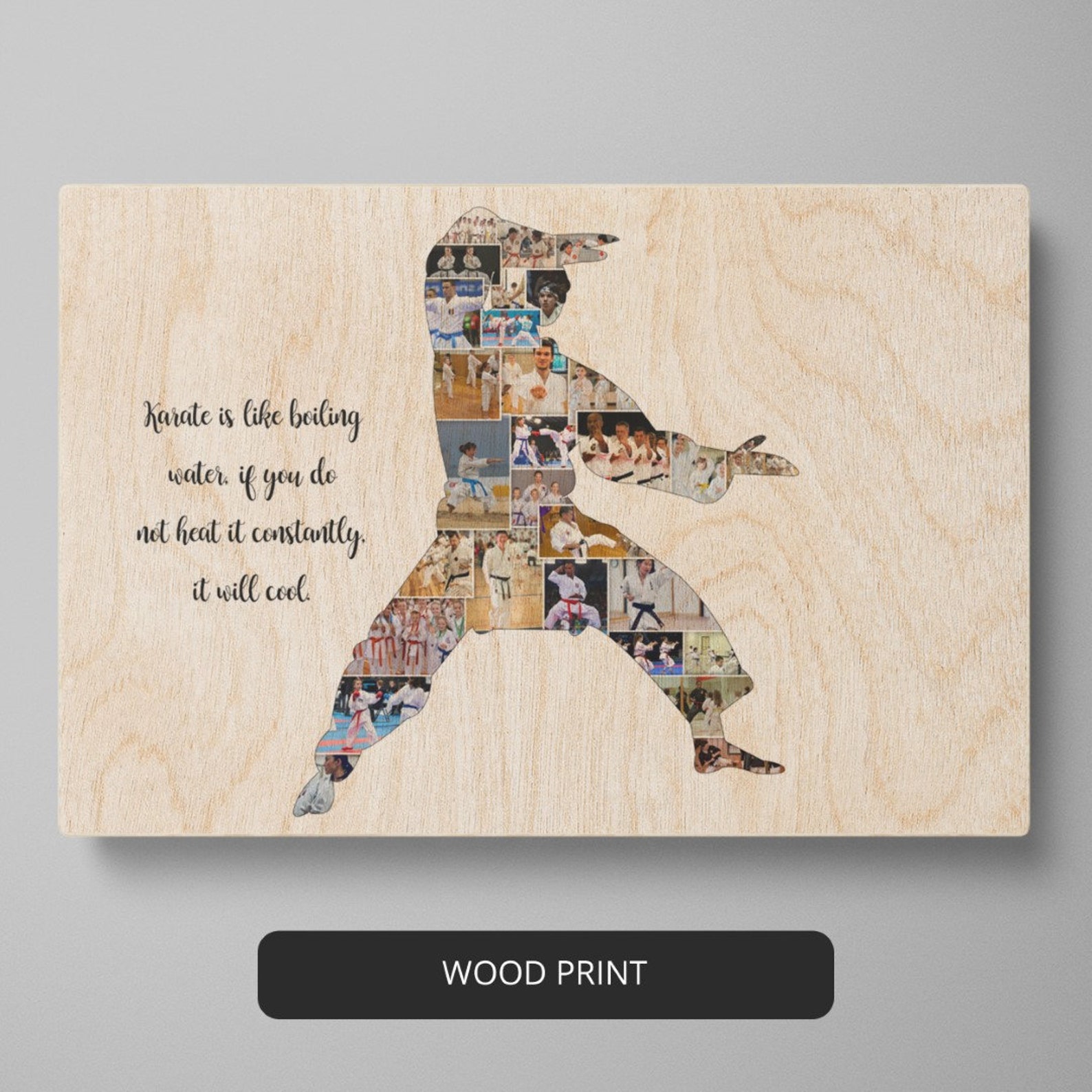 Personalized Collage Karate Sensei Gift, Sensei Teacher Coach, Sensei ...