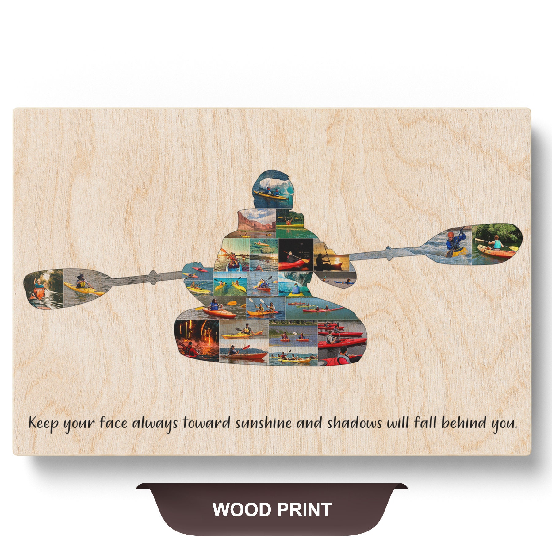 Kayak Gifts for Dad, Kayak Artwork, Kayak Paintings, Kayak Wall Decor ...