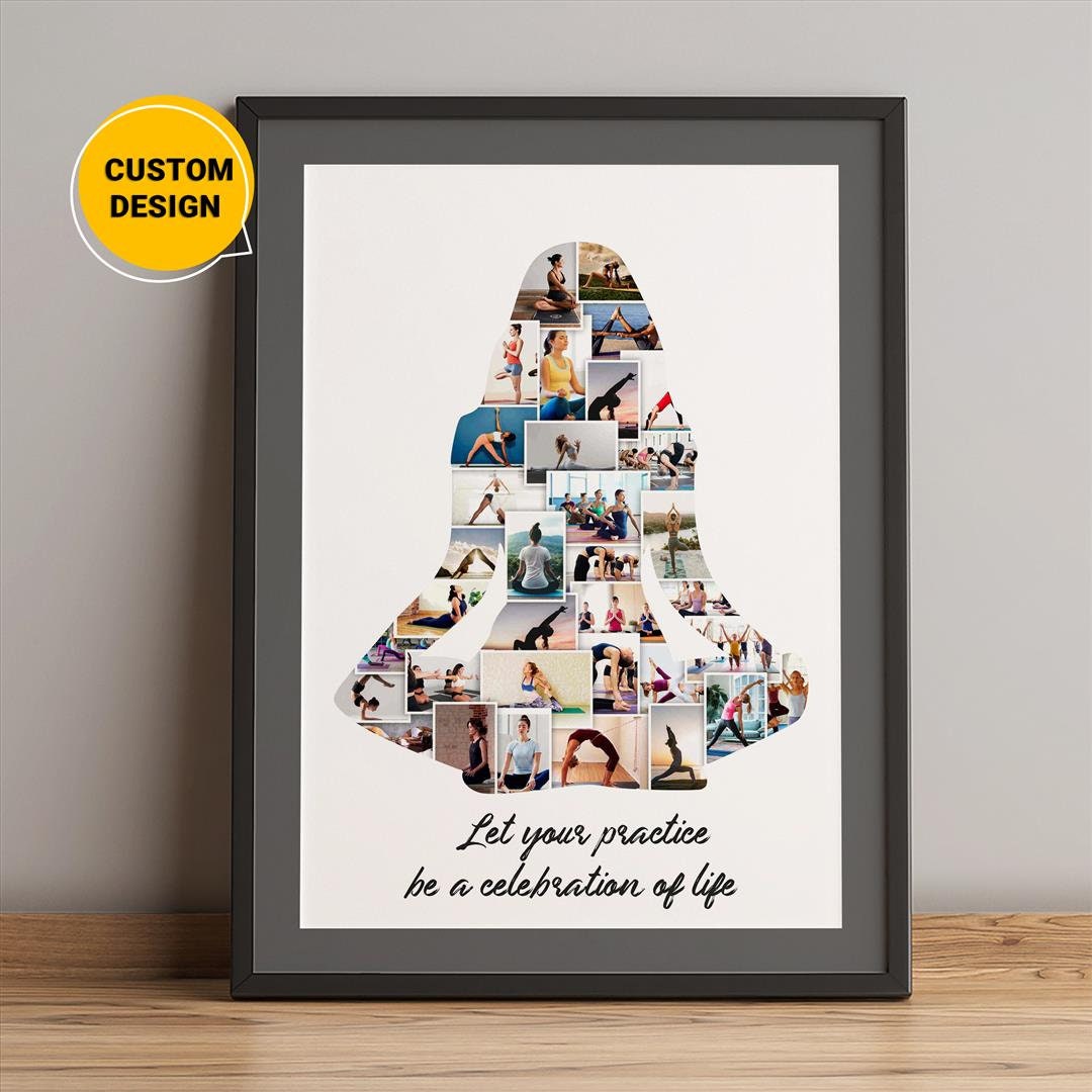 Custom Yoga Gifts, Picture Collage Gifts for Yoga Lovers, Gifts for ...