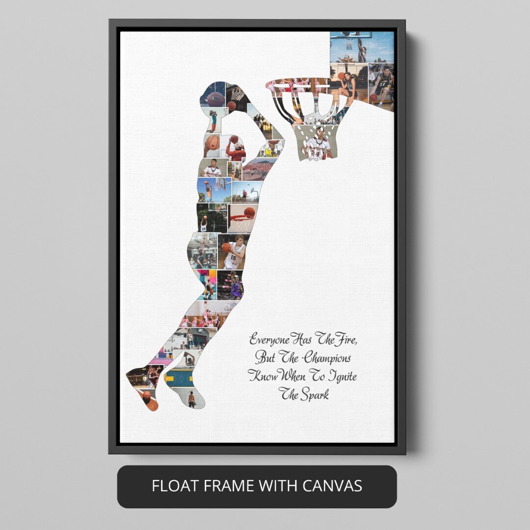 Custom Basketball Collage, Basketball Coach Gift Ideas, Gifts for ...