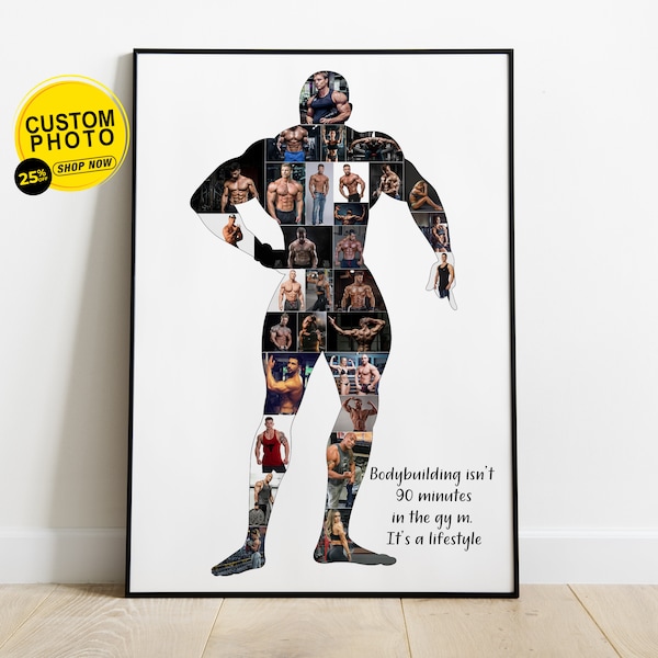 Bodybuilder Print - Etsy
