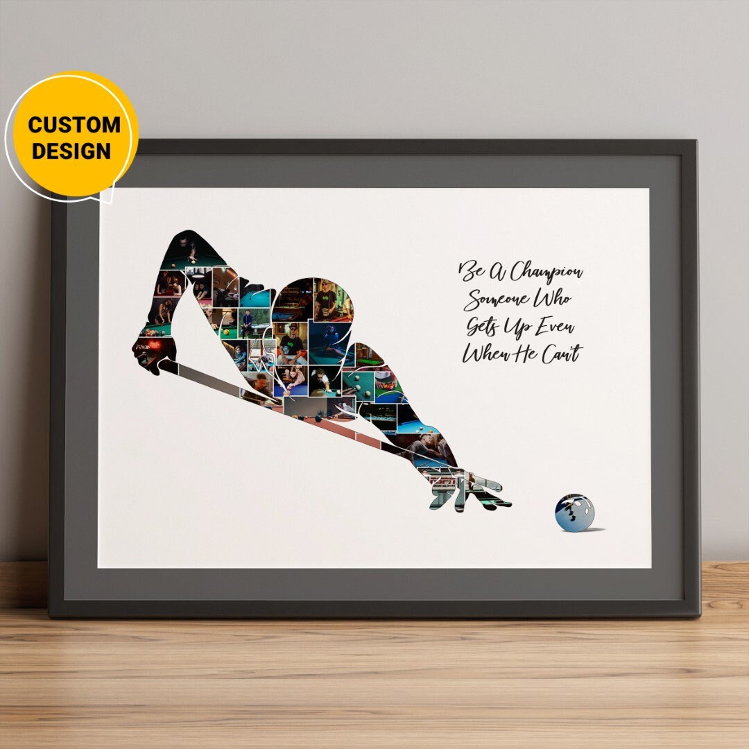 Personalized Pool Photo Collage Gift, Pool Owner Gift, Gifts for Pool ...