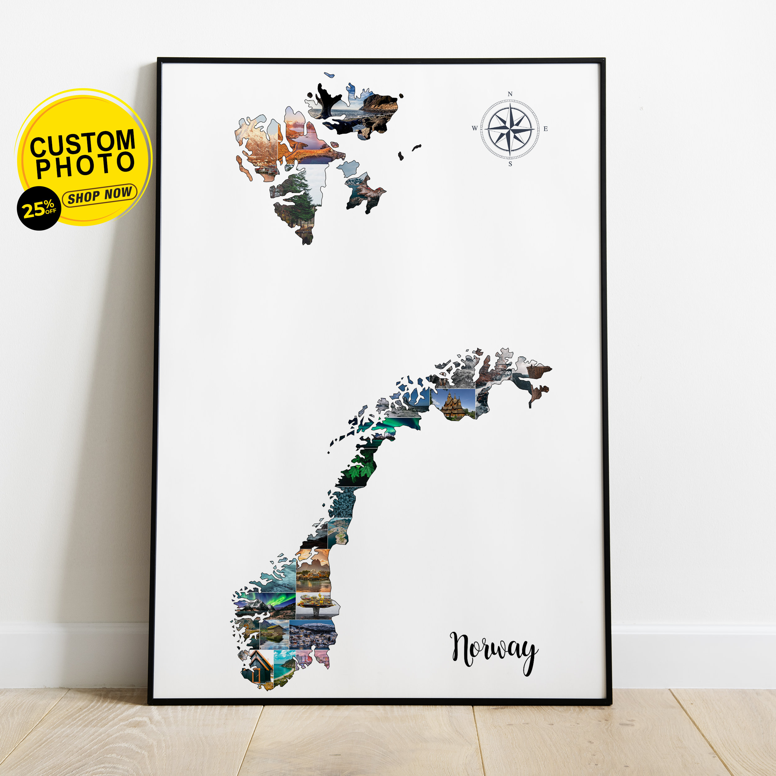 Norway Poster, Norway, Norway Map, Norway Print, Norway Wood, Norway ...