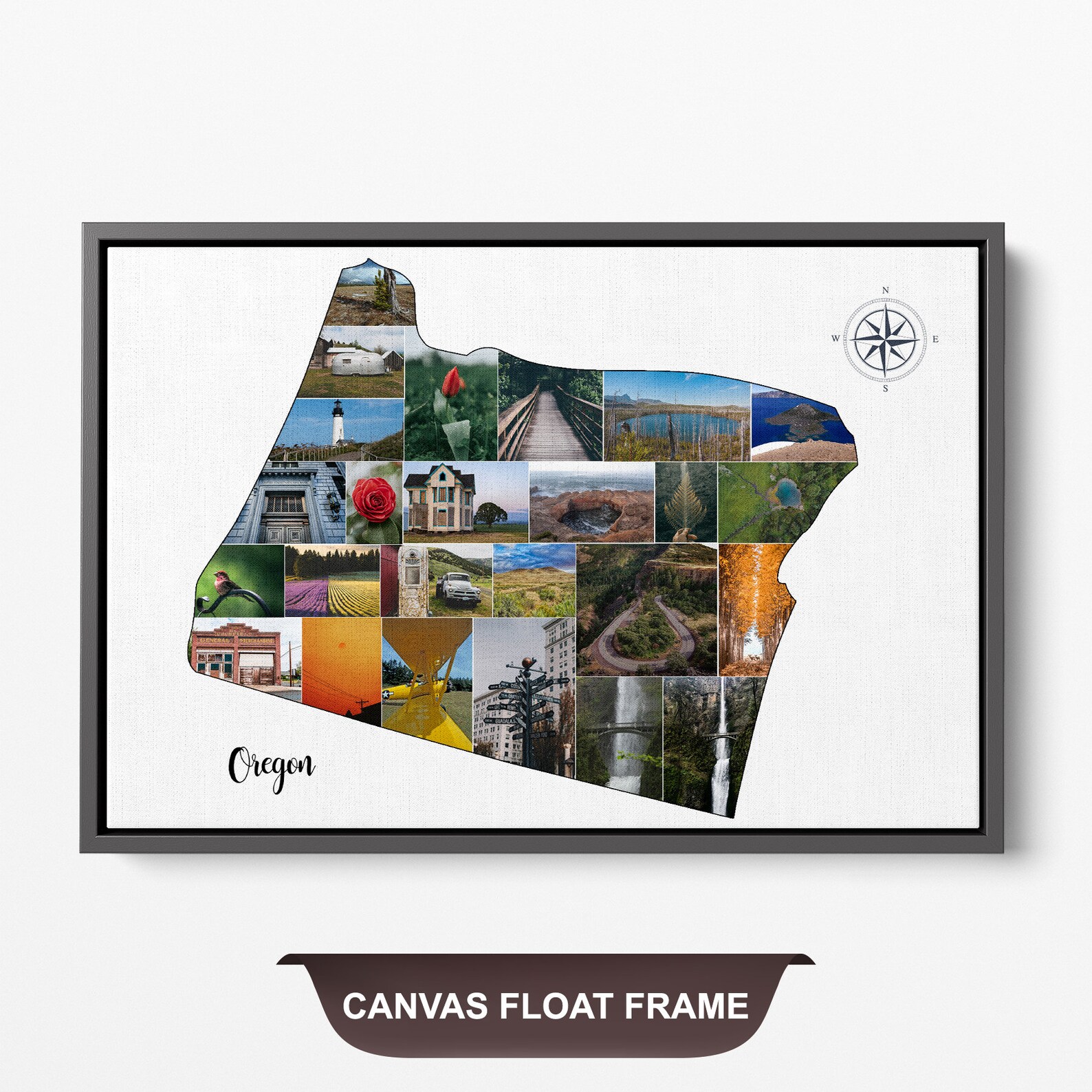 Oregon Map Oregon Map Art Oregon Wall Decor Map of Oregon - Etsy