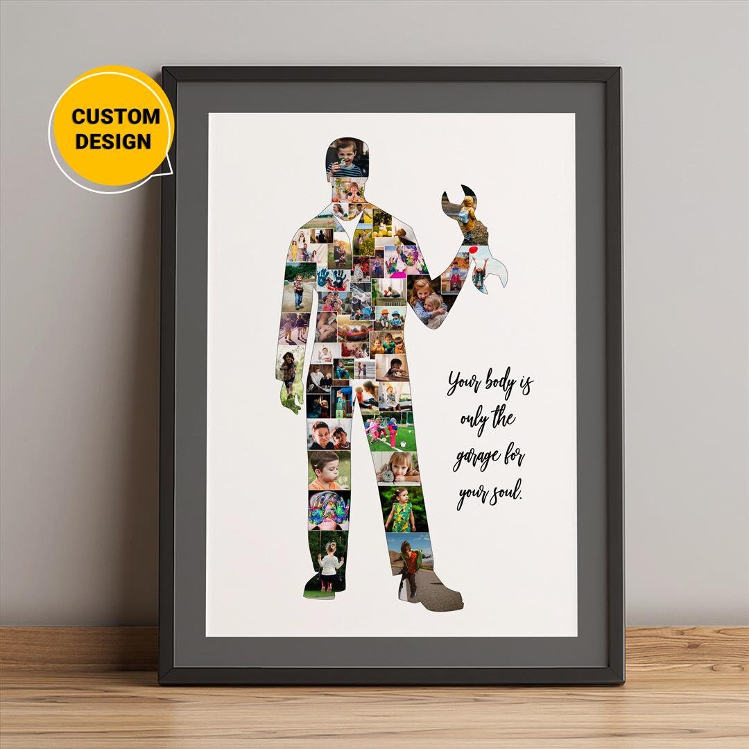 Personalized Gifts for Mechanics, Photo Collage Gifts for Mechanical ...
