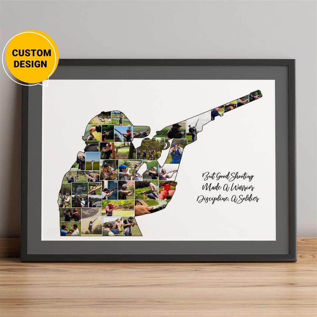 Personalized Shooting Gifts, Photo Collage Gift Code Space Shooter, Art ...
