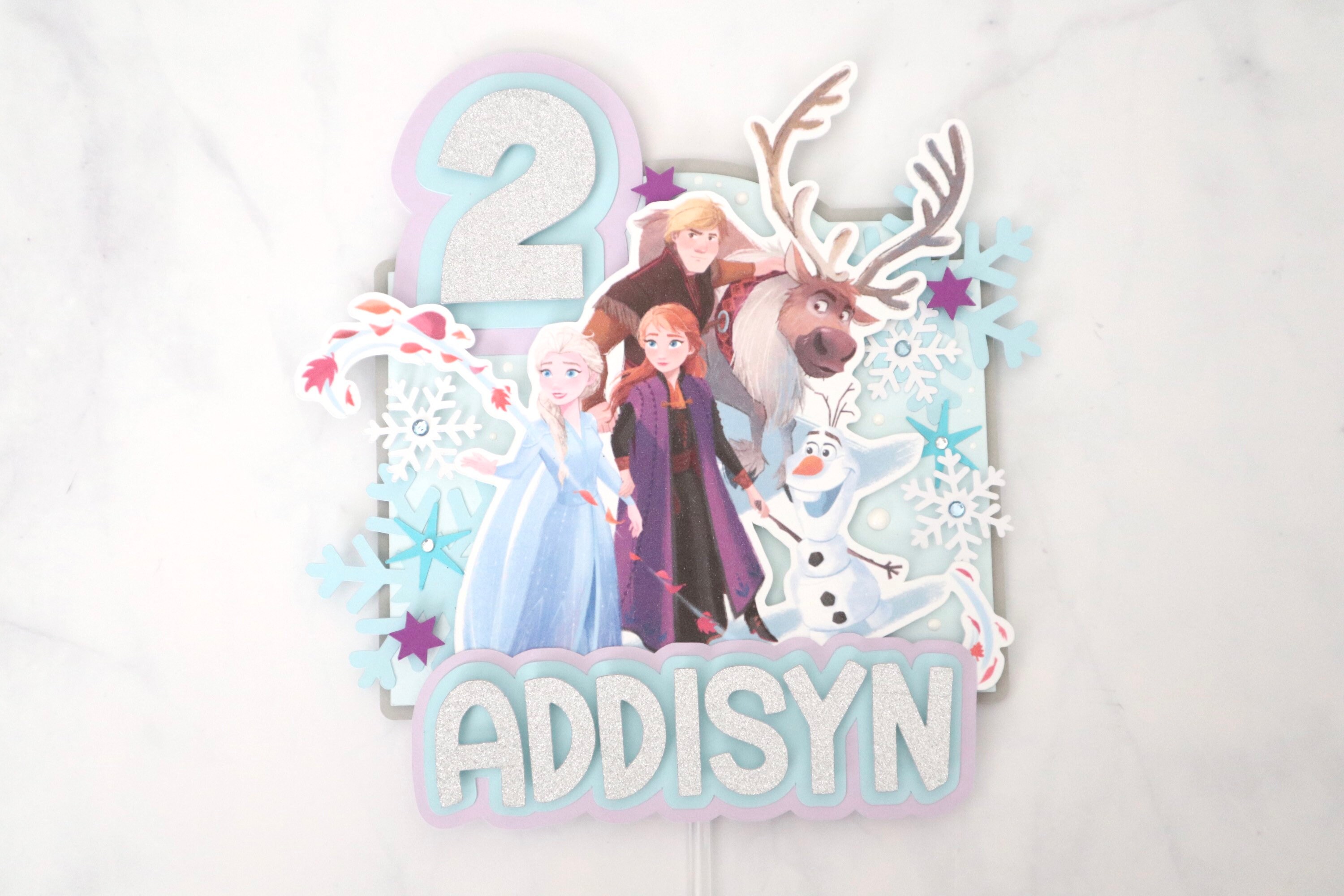 Frozen 2 Inspired Cake Topper Birthday Party Decoration | Etsy