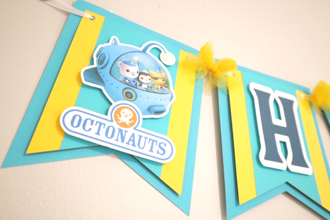 The Octonauts Inspired Birthday Banner Party Decoration | Etsy