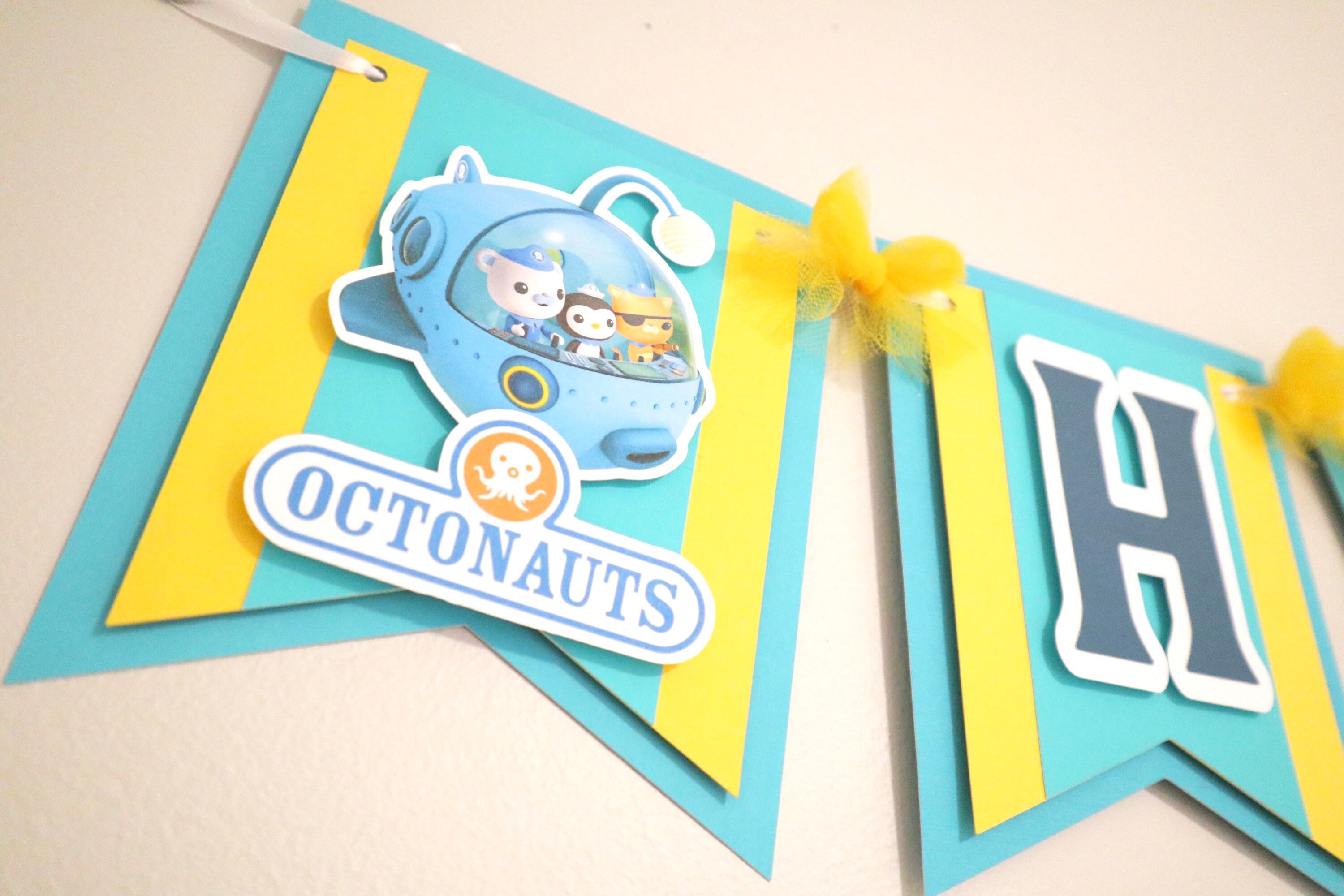 The Octonauts Inspired Birthday Banner Party Decoration | Etsy
