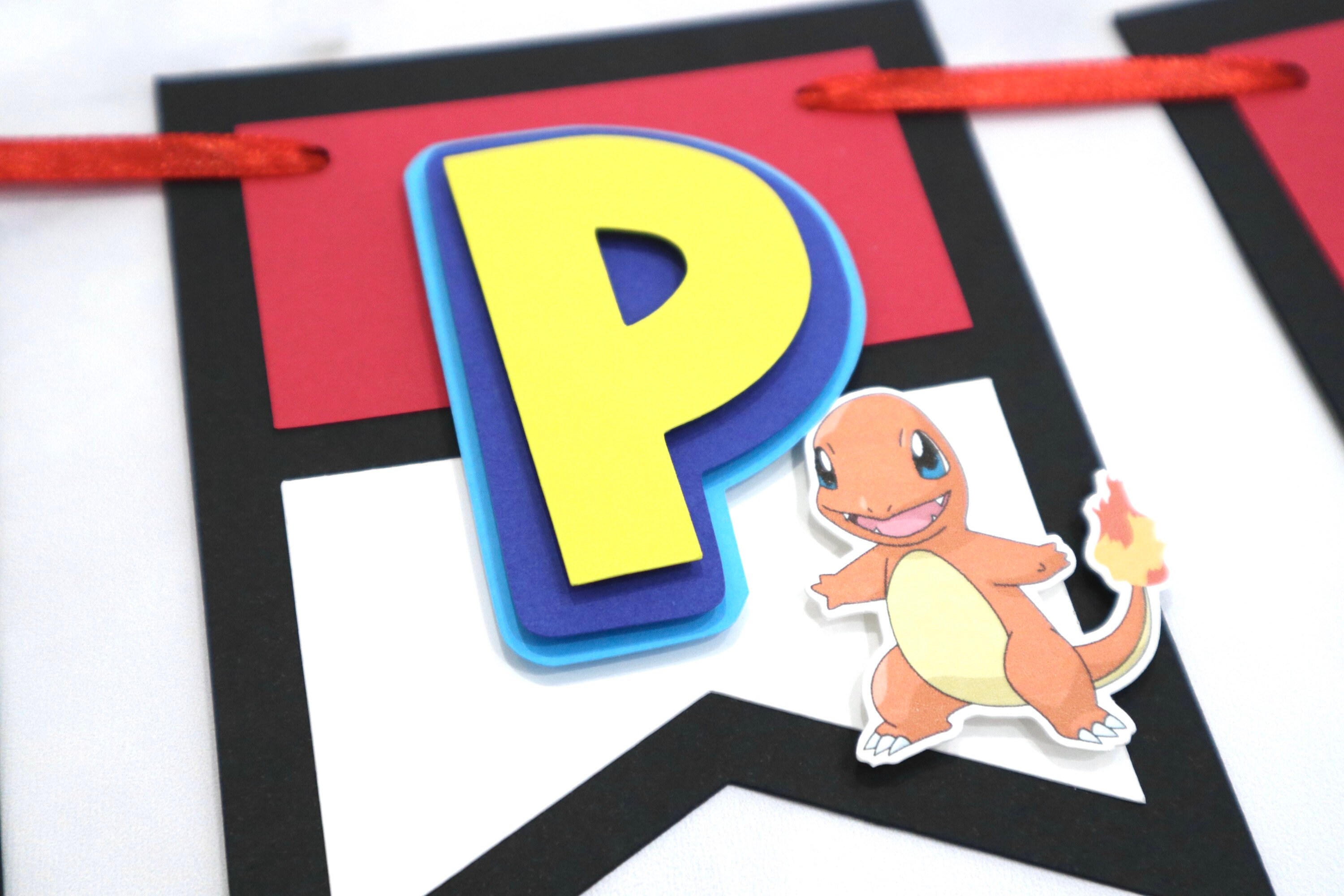 Pokémon Inspired Birthday Banner Party Decoration | Etsy