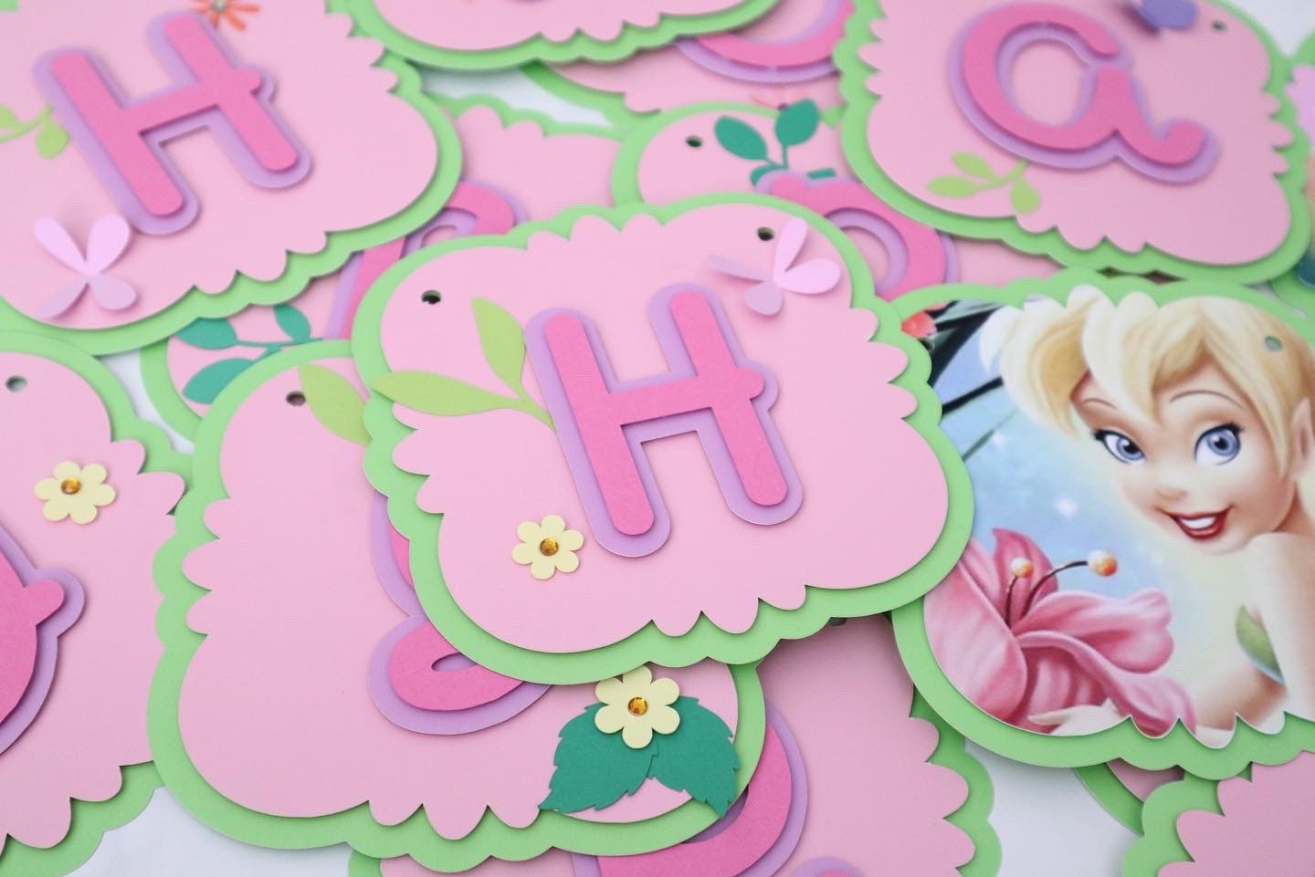 Tinkerbell Fairies Inspired Birthday Banner - Etsy
