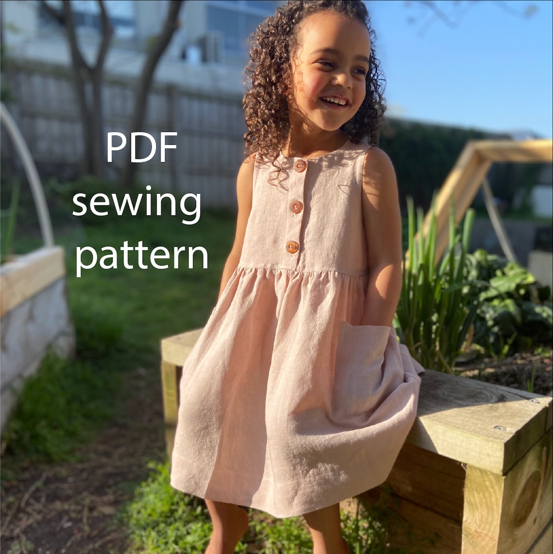 Girls Dress PDF Pattern Sewing Pattern for Girls Pdf | Etsy UK