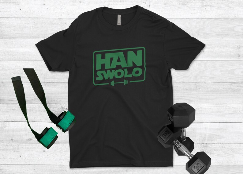 Han Swolo Han Solo Chemise muscle Chemise Unisex Graphic - Etsy France