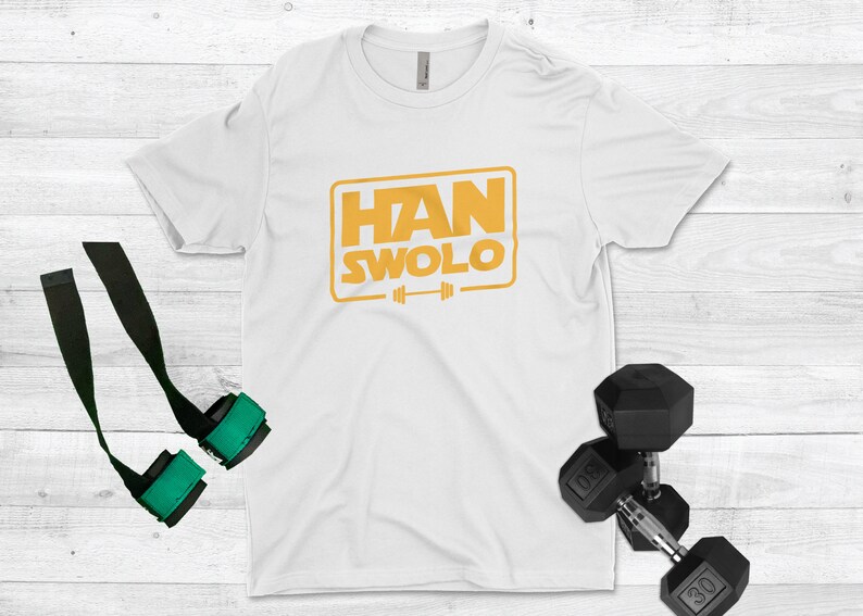 Han Swolo Han Solo Chemise muscle Chemise Unisex Graphic - Etsy France