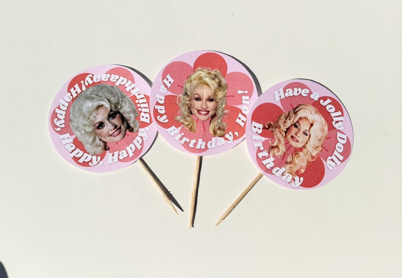 Dolly Parton Cupcake Toppers Instant Download - Etsy Australia