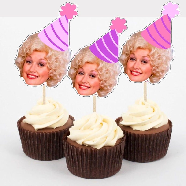 Dolly Parton Cupcake Toppers Version 2 Instant Download - Etsy