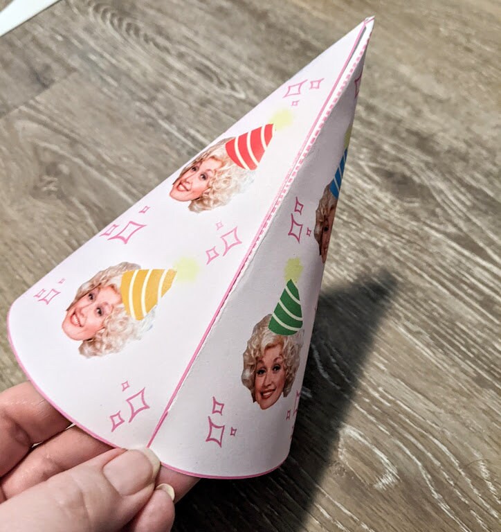 CUSTOME BLUE Dolly Parton Party Hat Instant Download - Etsy