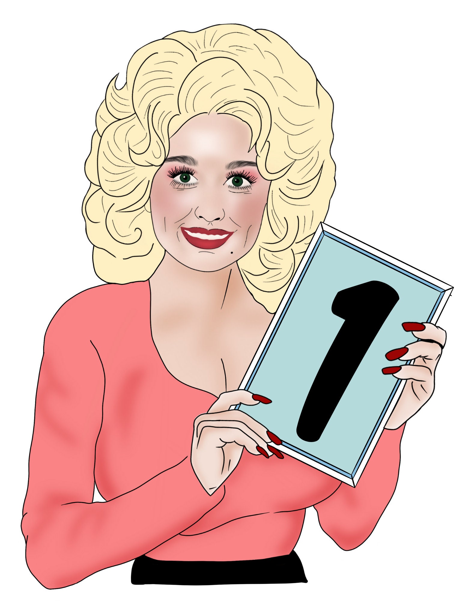 Dolly Parton Table Numers Instant Download - Etsy