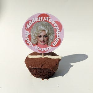 Dolly Parton Cupcake Toppers Instant Download - Etsy