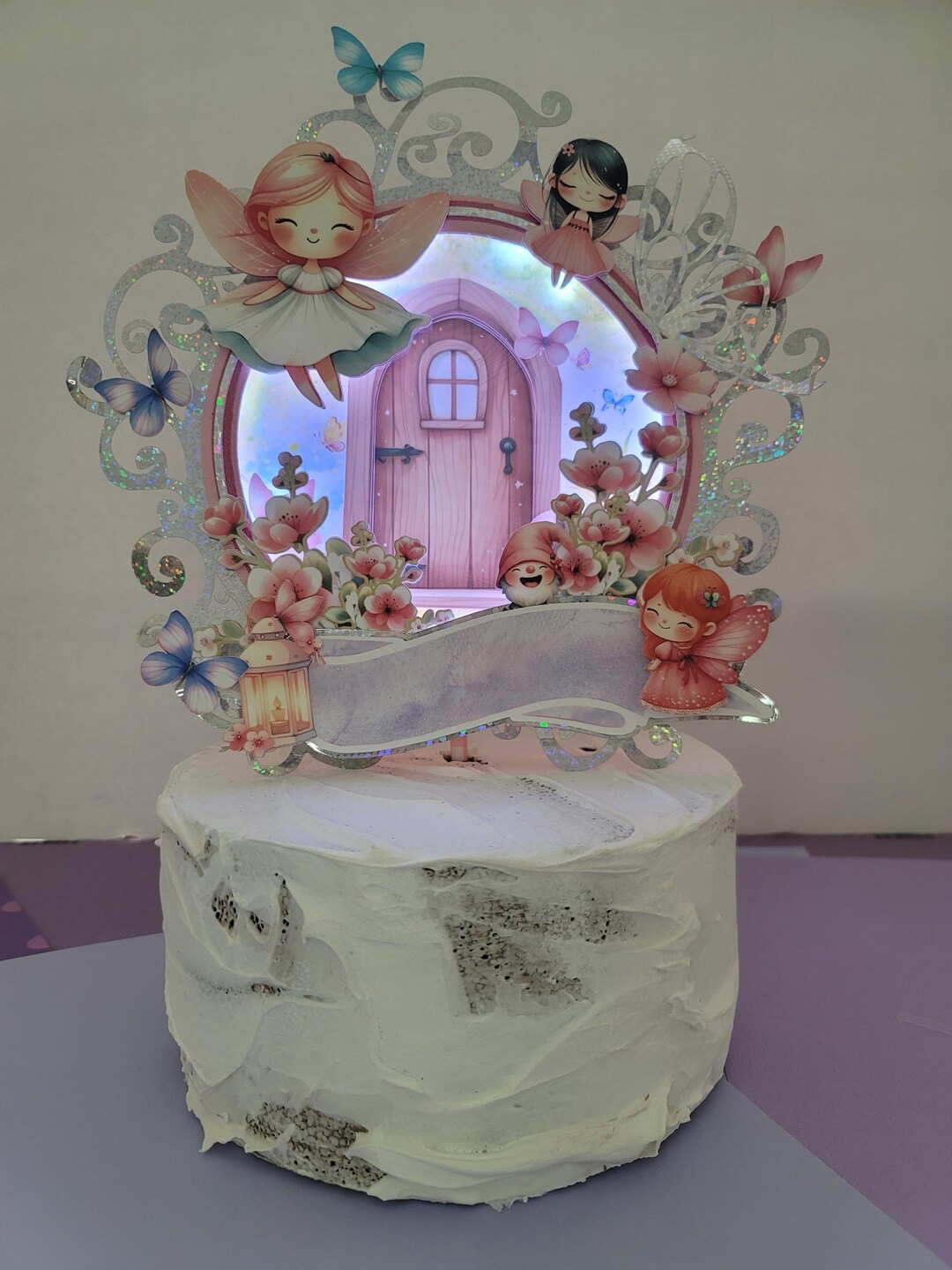 Fairy Garden Princess Cake Topper – Add a Magical Glow to Her Special ...