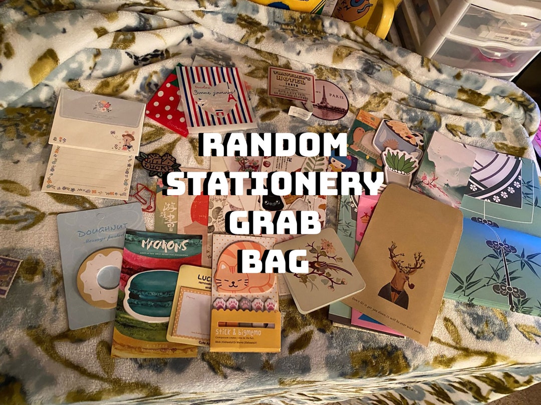Random Stationery Grab Bag - Etsy