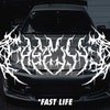 Triangles JDM Car Livery Decal Sticker Side Vehicle Wrap Bumper Sticker ...