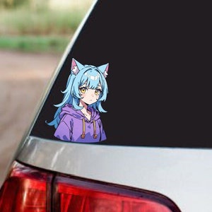 Japanese Girl Stickers for Cars, Anime Decals, JDM Vinyl Wraps, Cool ...
