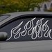 Car Window Flames Decal Door Side Sticker Fire - Fits for Any Vehicle ...