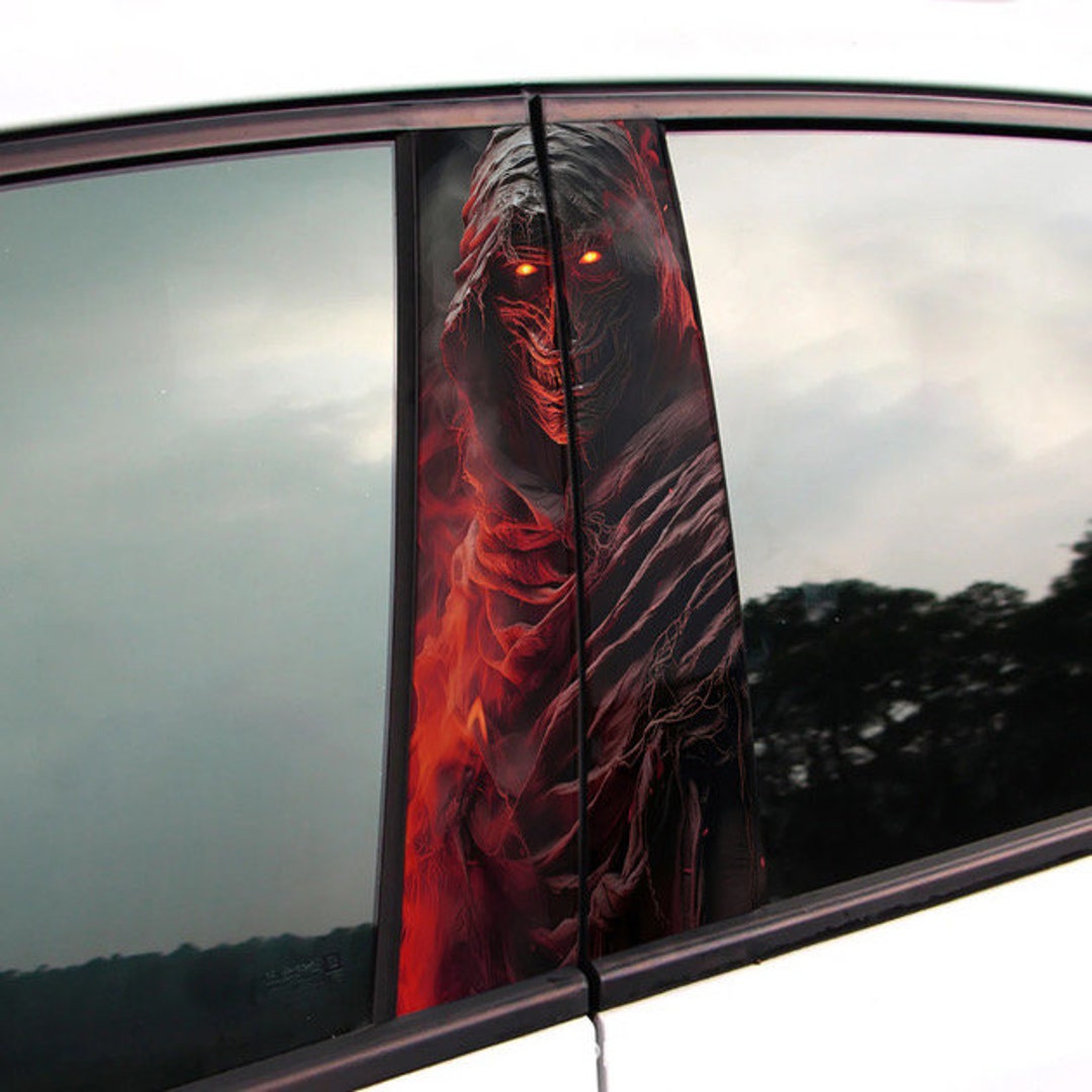 Knight Car Doors Pillar Decal Livery Sticker Wrap ANY IMAGE High ...