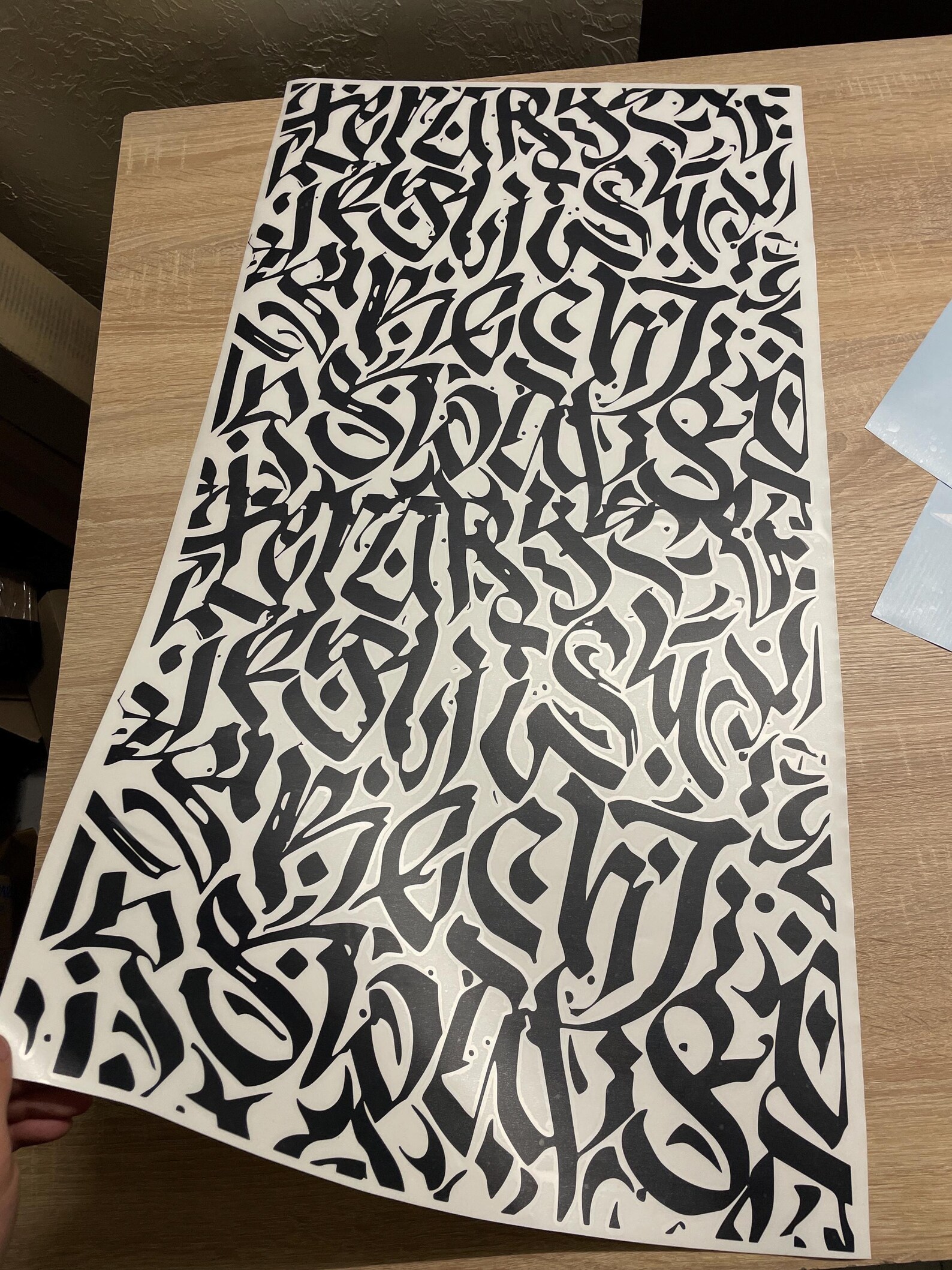JDM Car Decal, Arabic Calligraphy Car Sticker, Stance Vinyl Graphic ...