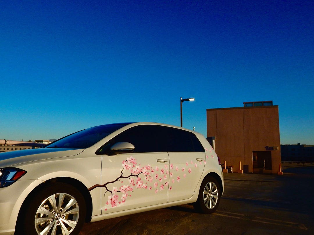 Sakura Cherry Blossom Car Livery, Japanese Anime Itasha Style Wrap ...