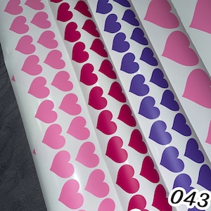 Hearts JDM Car Livery Decal Sticker Side Vehicle Wrap Bumper Sticker ...