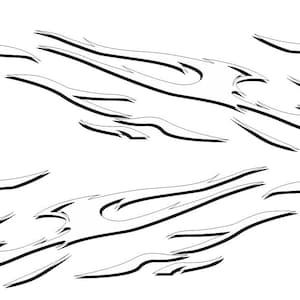 Flames Livery Car Side Sticker, Custom Vehicle Wrap for Race Car Drift ...