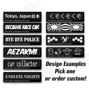 Custom Electric Glowing Led Sticker / Decal ! New Electric Stickers ...