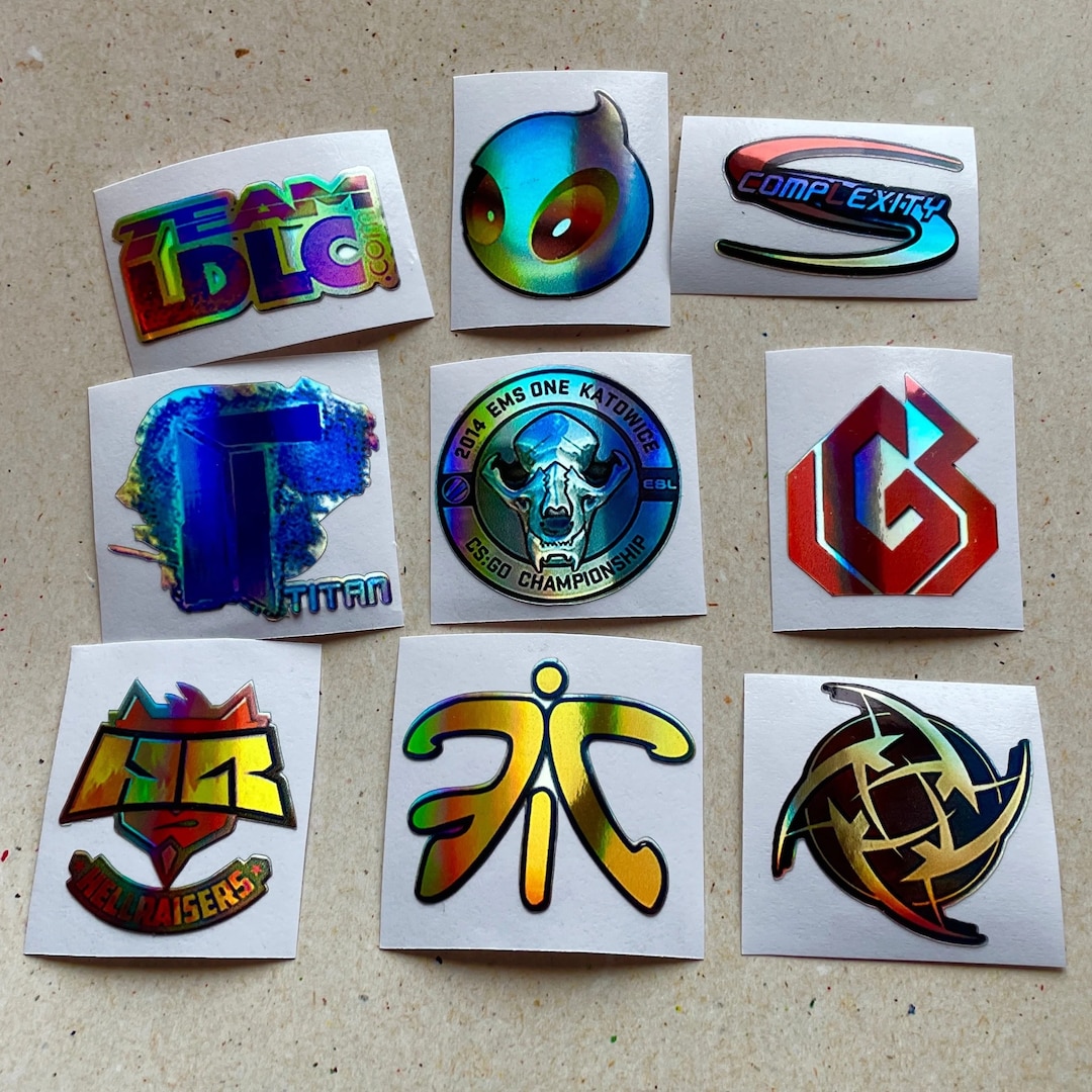 Stickers From CSGO Katowice 2014 Legends Set Holo Esports Global Offensive Decal / Gamers Gift ...