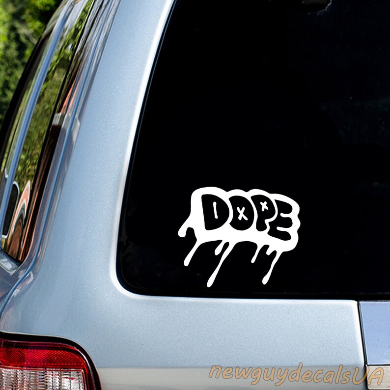 Dope JDM Oil Slick Sticker Anime Decal Japan Car Window | Etsy