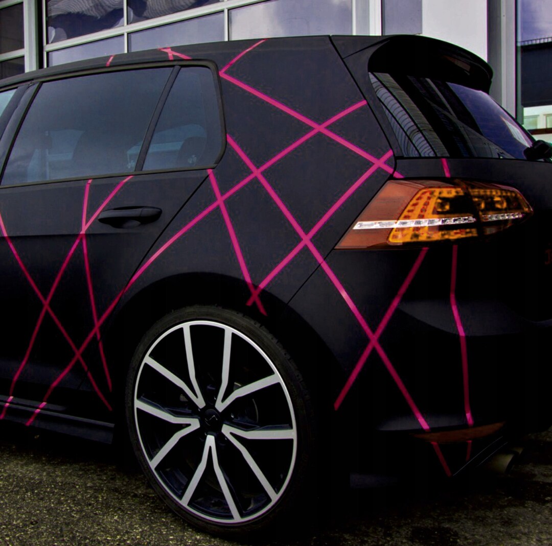 Thin Stripes JDM Car Livery Decal Sticker / Color Printed Wrap / Side ...