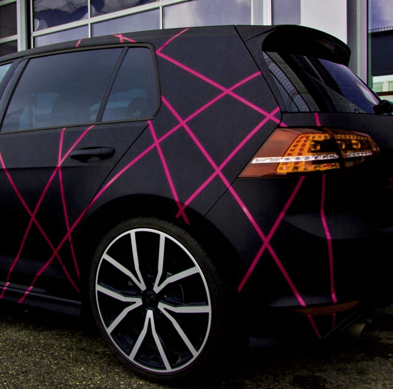 Thin Stripes JDM Car Livery Decal Sticker Color Printed Wrap - Etsy